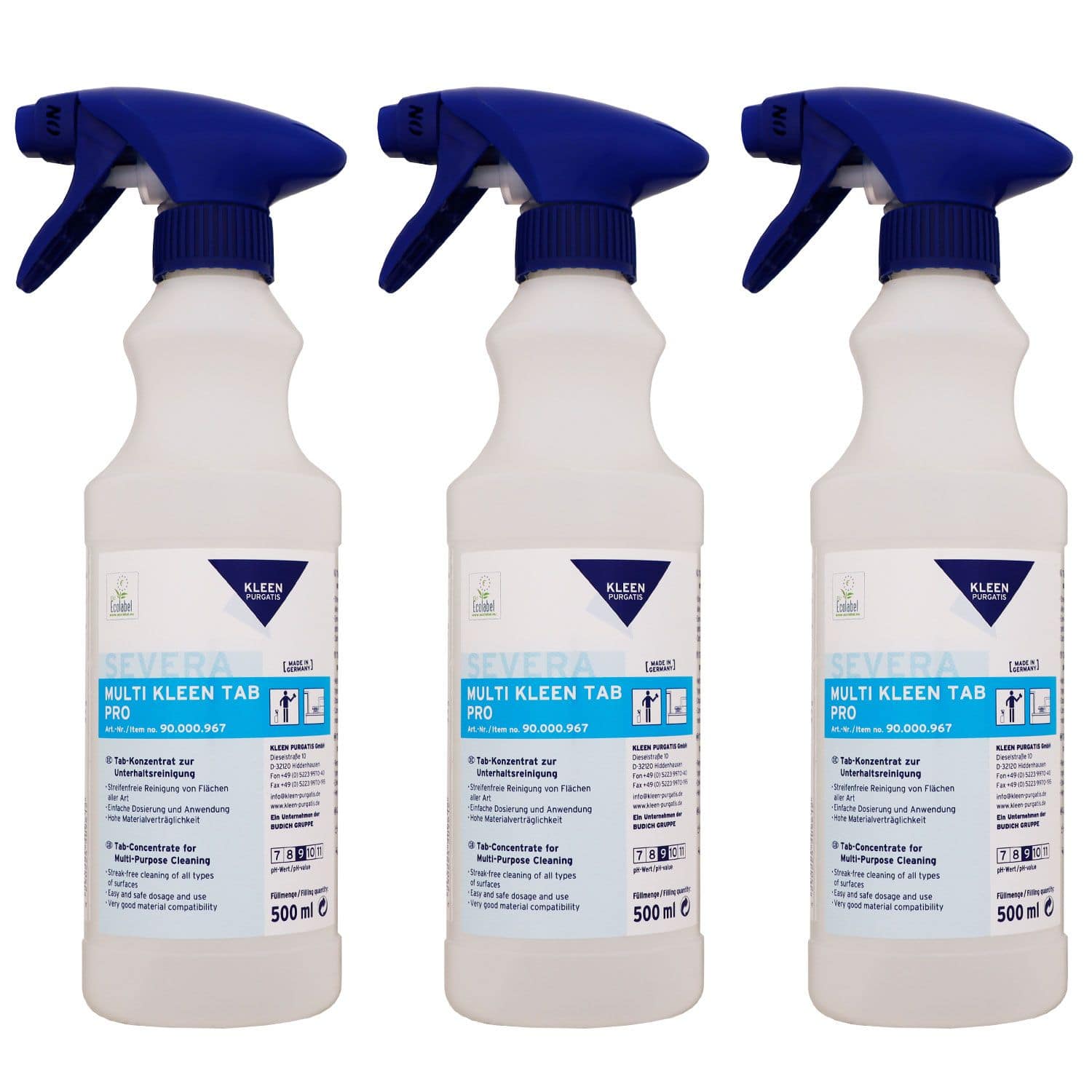 Kleen Purgatis Severa Multi Kleen Leerflasche 3 x 500 ml --> Riemax ...