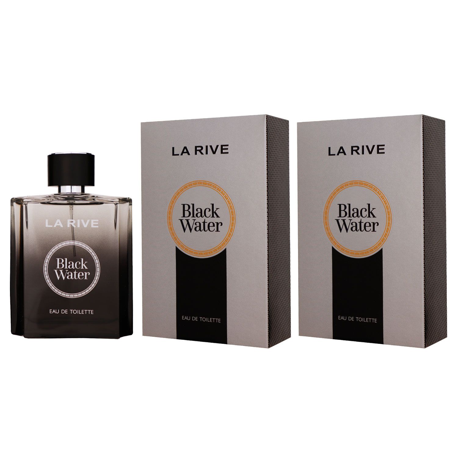 La Rive Black Water 2 x 100 ml Eau de Toilette EDT Set Herrenduft ...