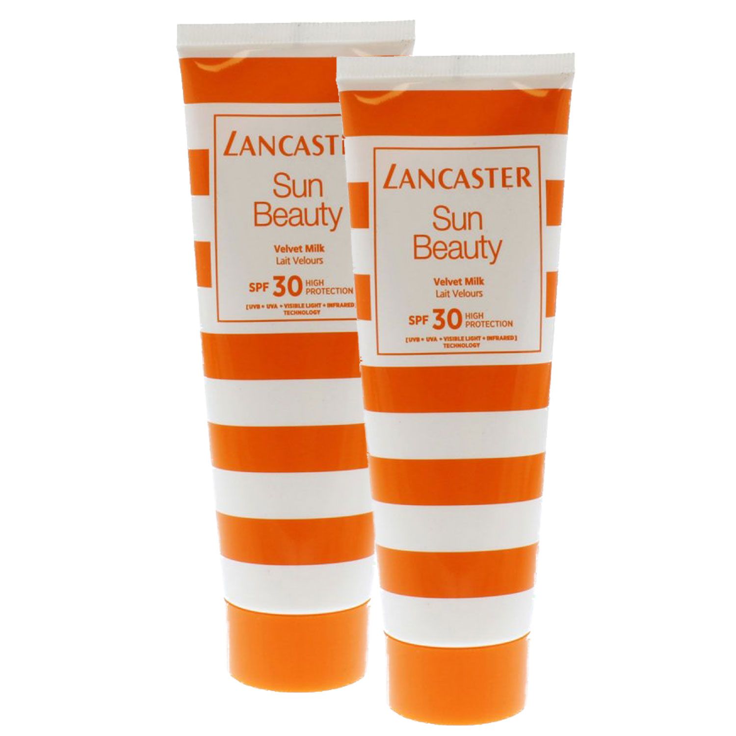 Lancaster Sun Beauty Body Cream samt Milch SPF 30 2 x 75 ml bei Riemax
