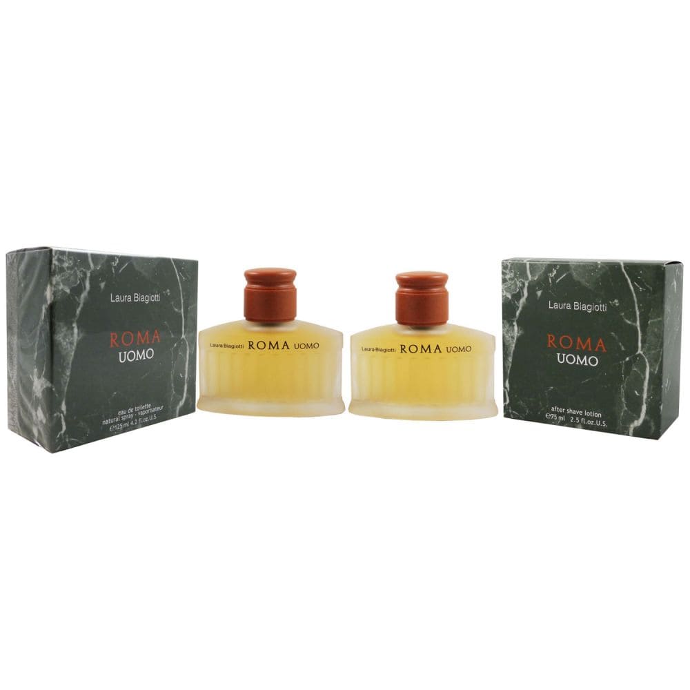 Laura Biagiotti Roma Uomo 125 ml EDT & 75 ml AS Lotion Set bei Riemax