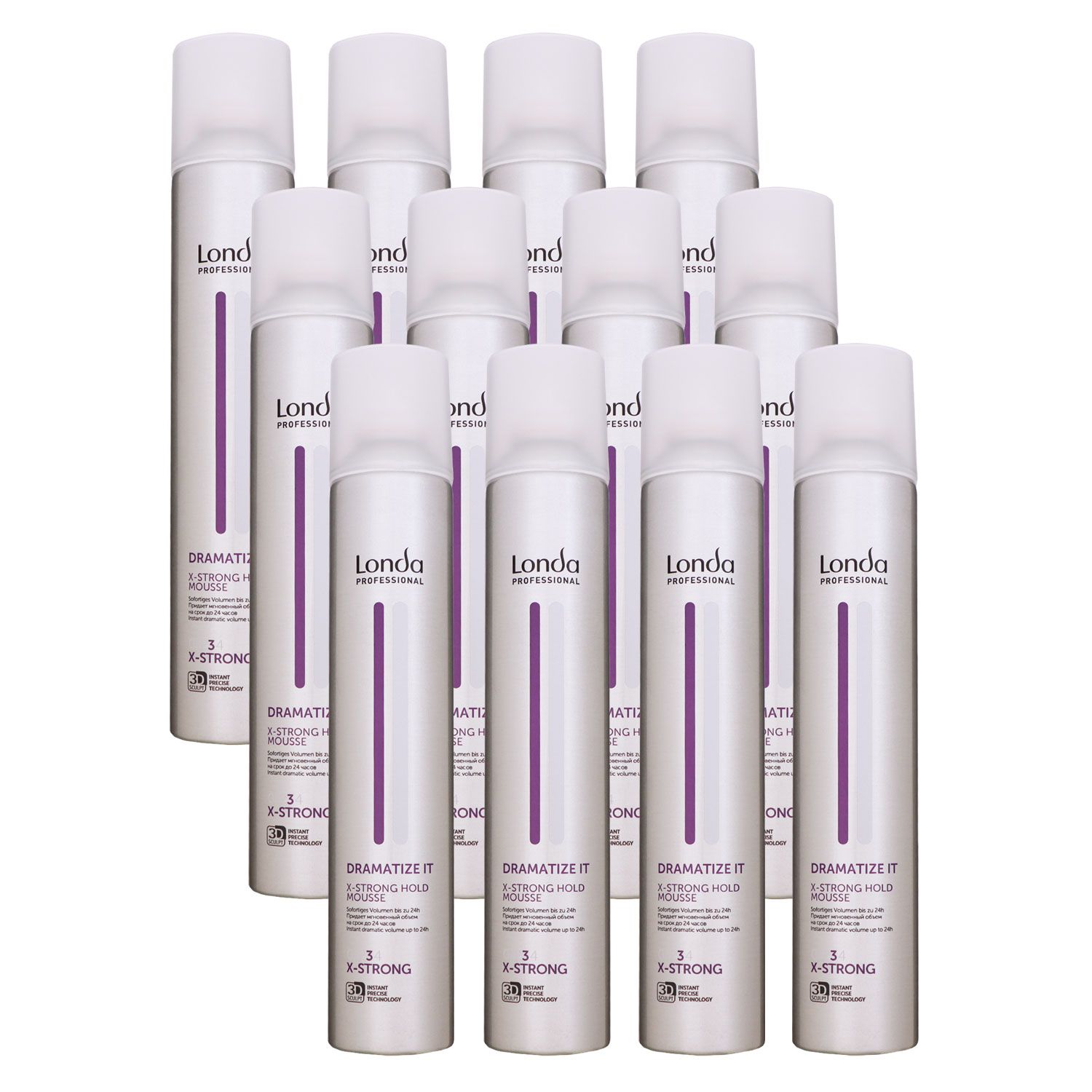 Londa Style Dramatize It 12 x 500 ml extrastarker Haarschaum Set ...