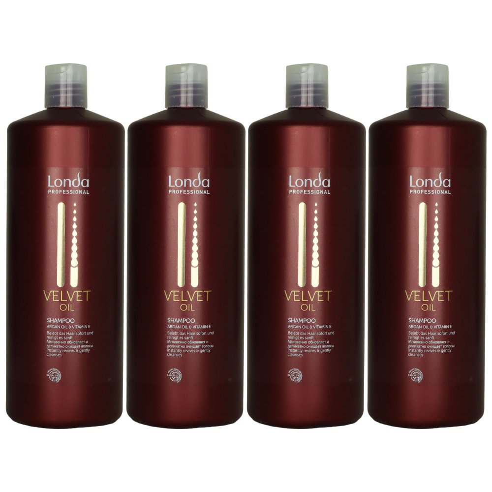 Londa Velvet Oil Shampoo 4 x 1000 ml Set bei Riemax