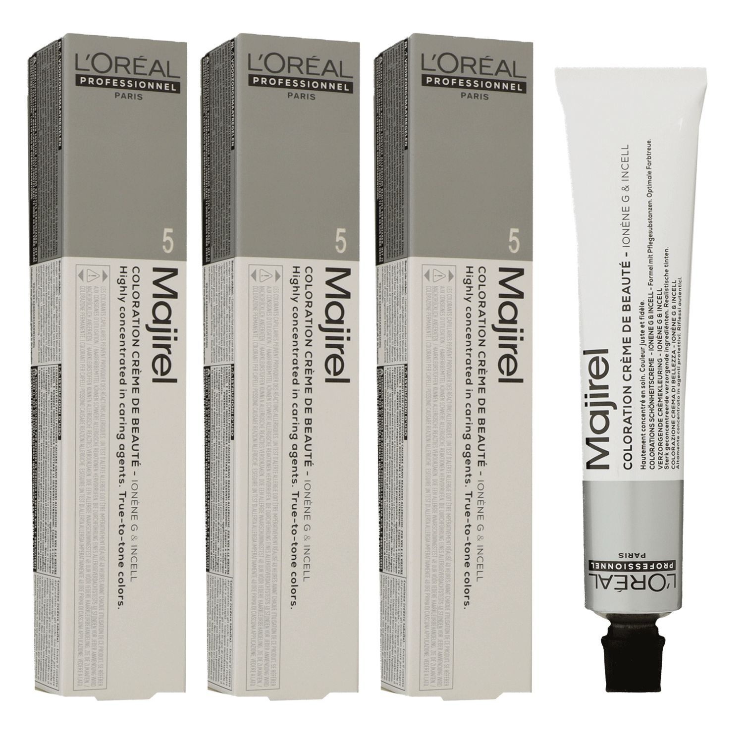 Loreal Professionnel Majirel 3 x 50 ml Haarfarbe 5