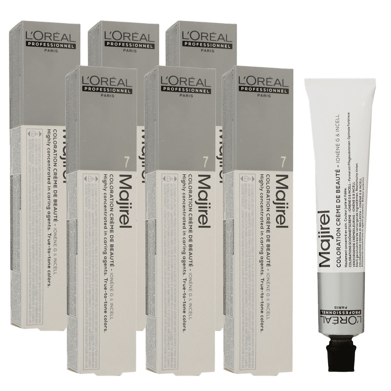 Loreal Professionnel Majirel 6 x 50 ml Haarfarbe 7