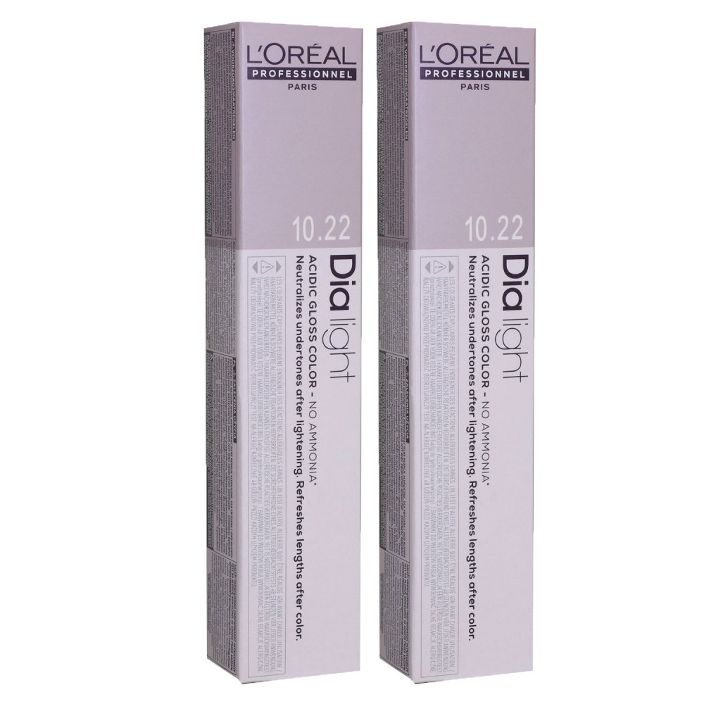 Loreal Professionnel dia light 2 x 50 ml 10.22 Milkshake perlmutt ...