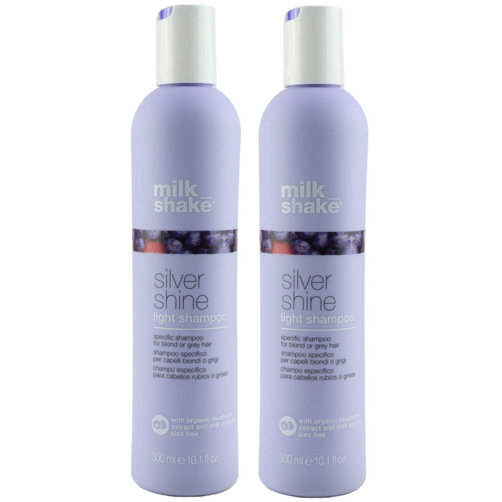 Milk Shake Silver Shine Light Shampoo 2 x 300 ml Set bei Riemax