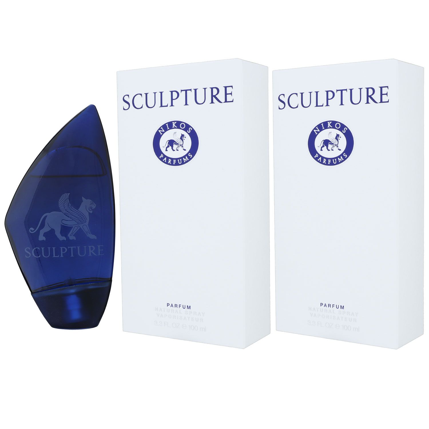 Nikos Sculpture Homme 2 x 100 ml Eau de Parfum EDP Set Herrenparfum ...