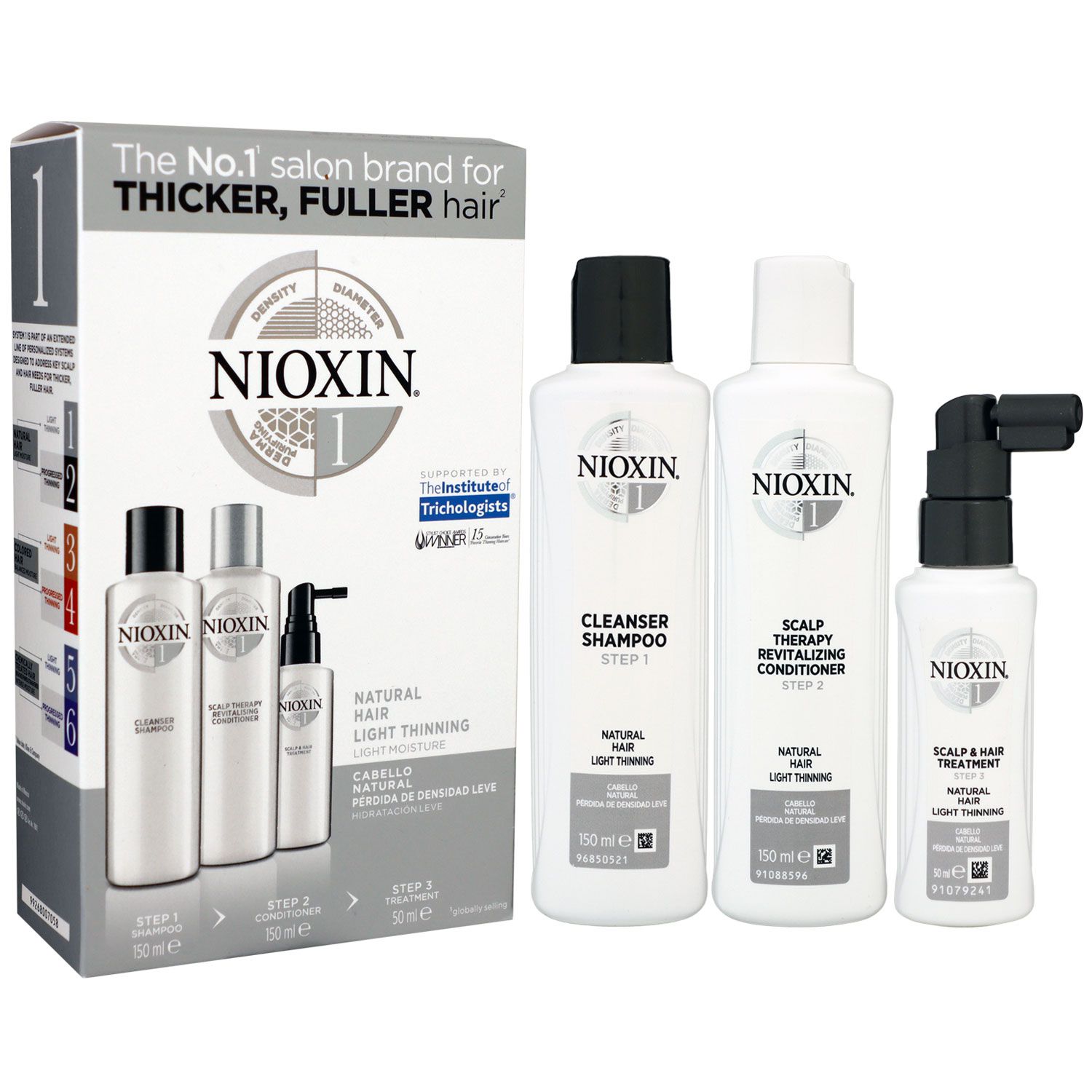 Nioxin 3D Care System Set 150 ml Shampoo & 150 ml Con