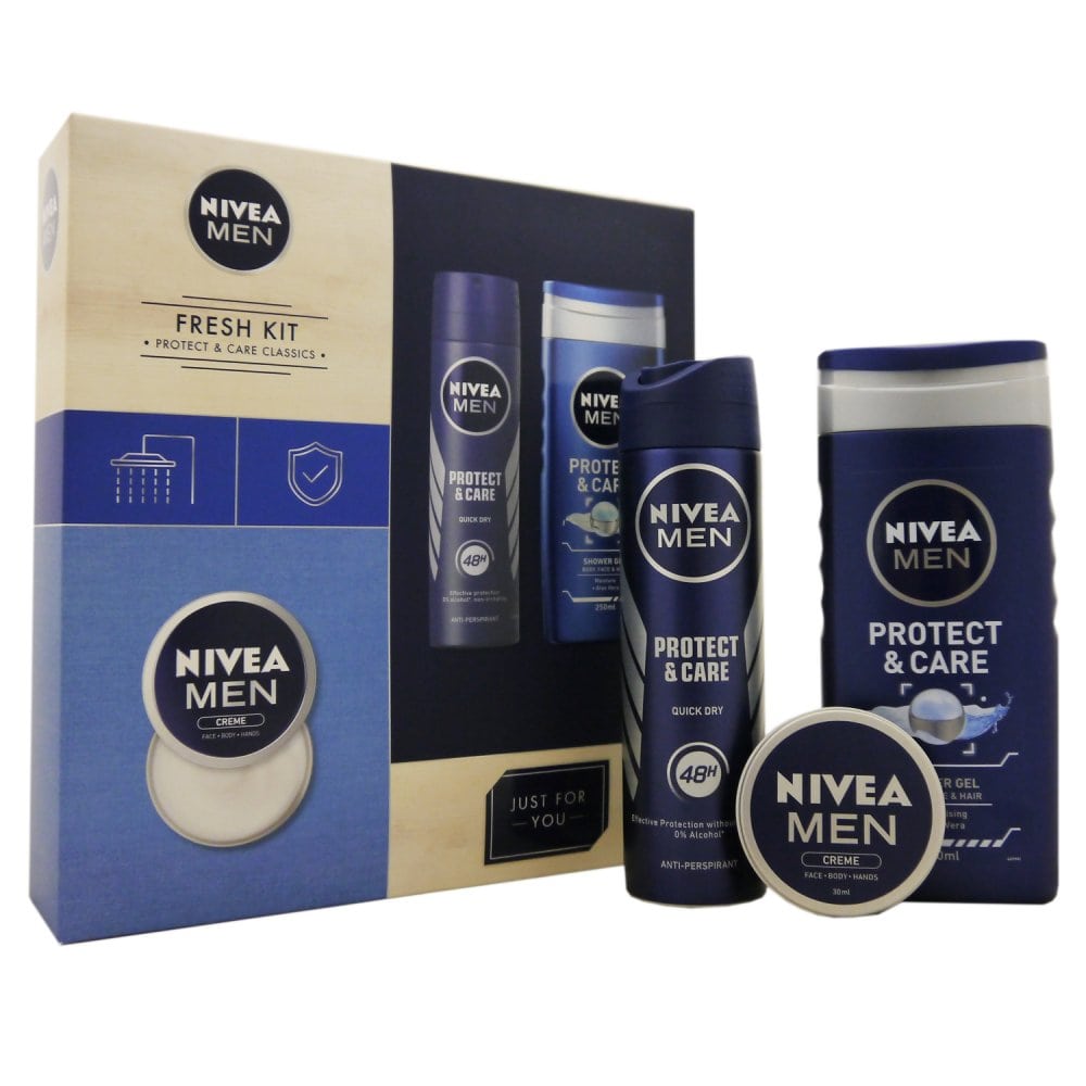 Nivea Men Fresh Kit Set 250ml SG & 150ml Deo & 30ml Creme bei Riemax