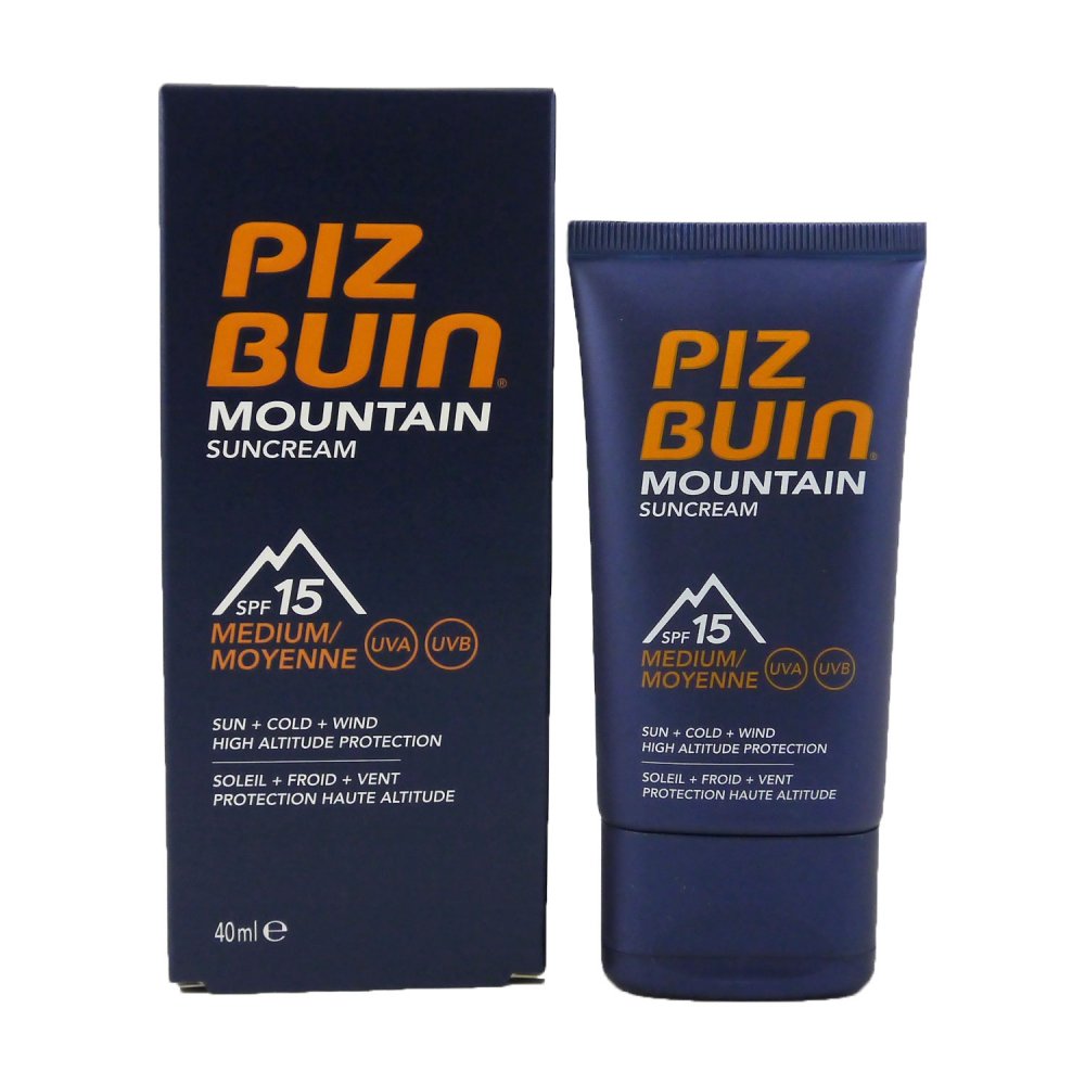 Piz Buin Mountain Sun Cream Gesichtscreme SPF 15 40ml bei Riemax