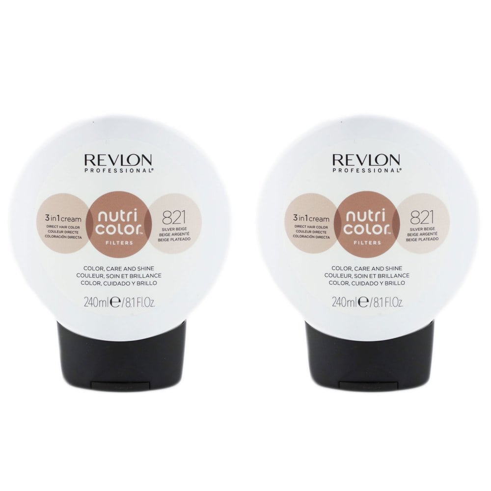 Revlon Nutri Color 2 x 240 ml 821 Silver Beige Set bei Riemax