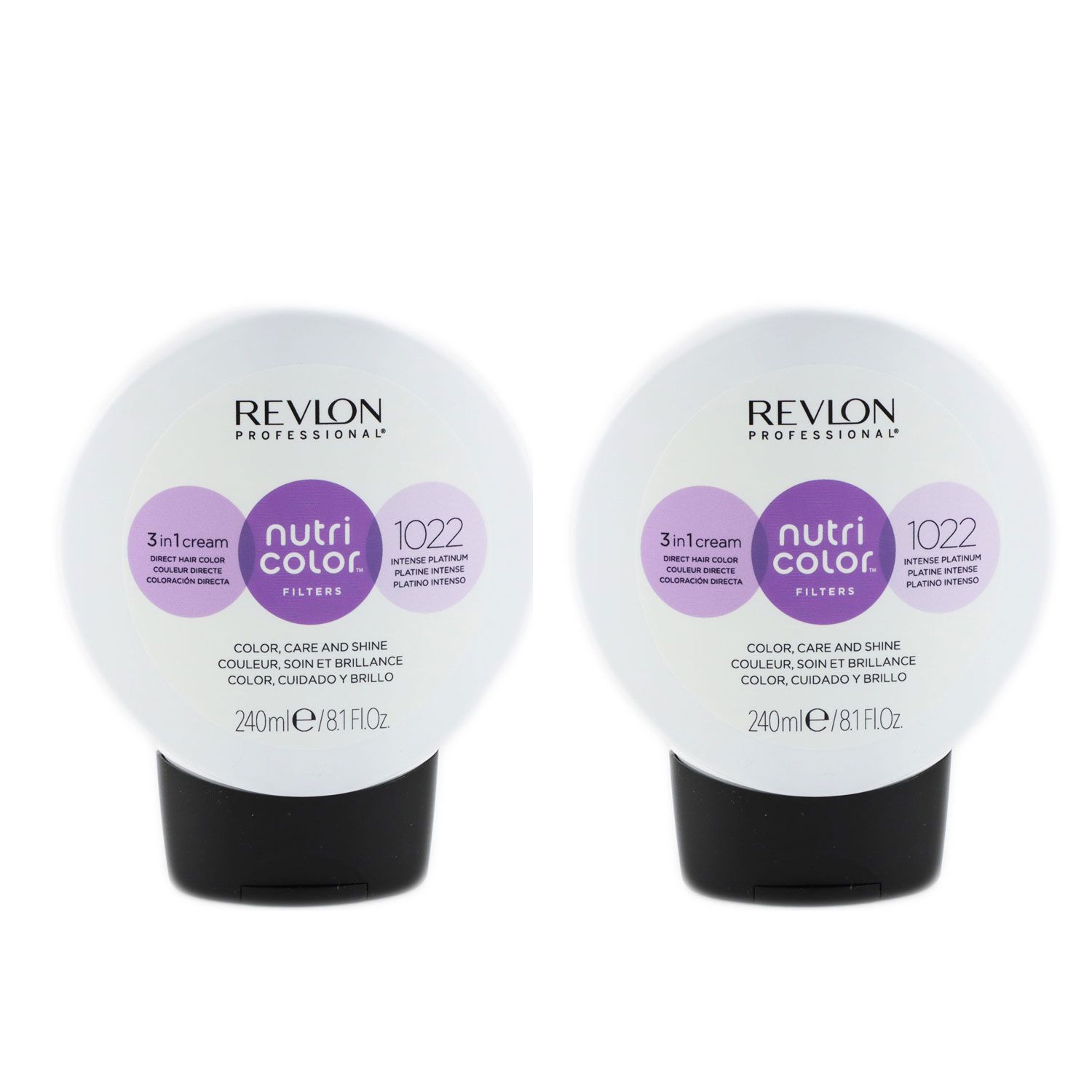 Revlon Nutri Color 2 x 240 ml 1022 Intense Platinum Set bei Riemax