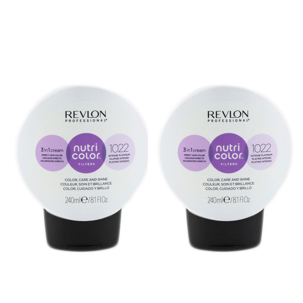 Revlon Nutri Color 2 x 240 ml 1022 Intense Platinum Set bei Riemax