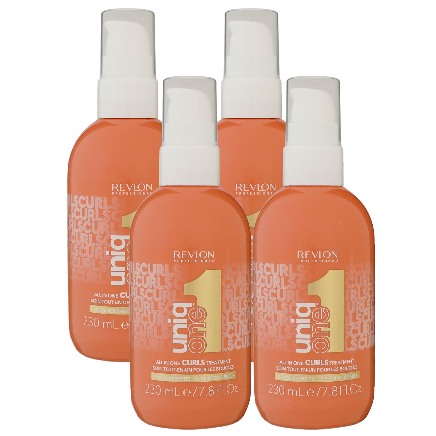 Revlon Uniq One All in One Treatment Curl 4 x 230 ml