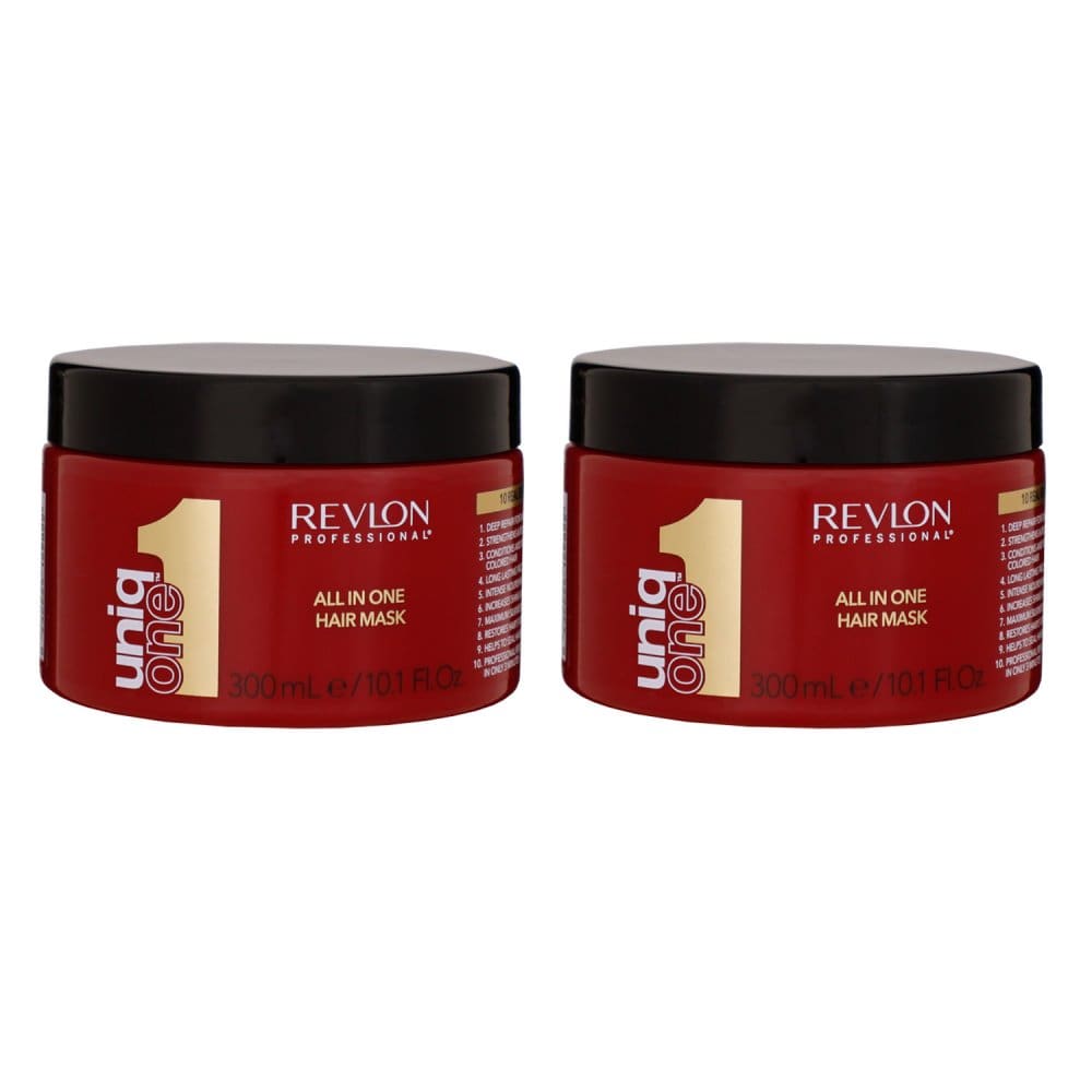 Revlon Uniq One Super10r Haarmaske 2 x 300 ml All in One Hair Mask ...