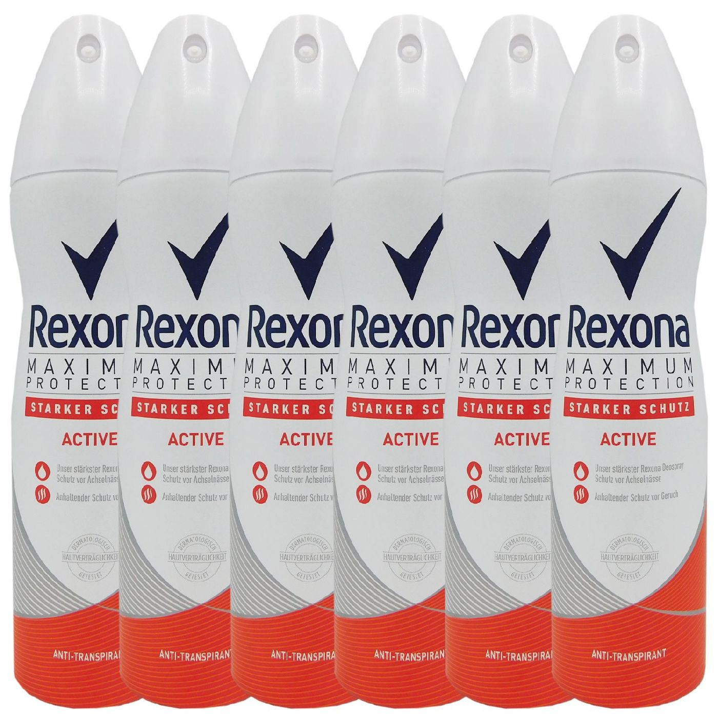 Rexona Maximum Protection Active 6x150 ml Deospraybei Riemax