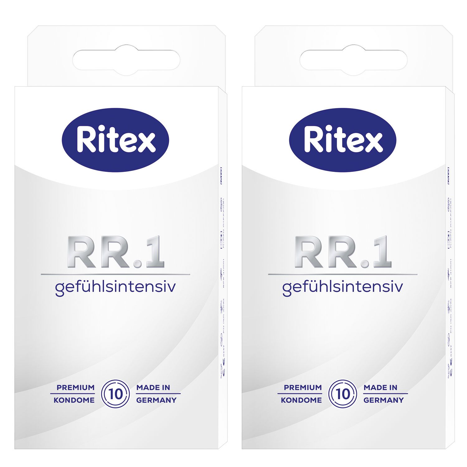 Ritex RR.1 Kondome 2 x 10 Stück Gefühlsintensiv mit gefühlsaktivem ...