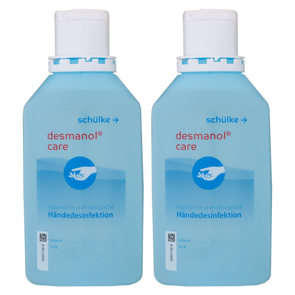 Schülke desmanol care 2 x 500 ml Desinfektionsmittel alkoholische ...