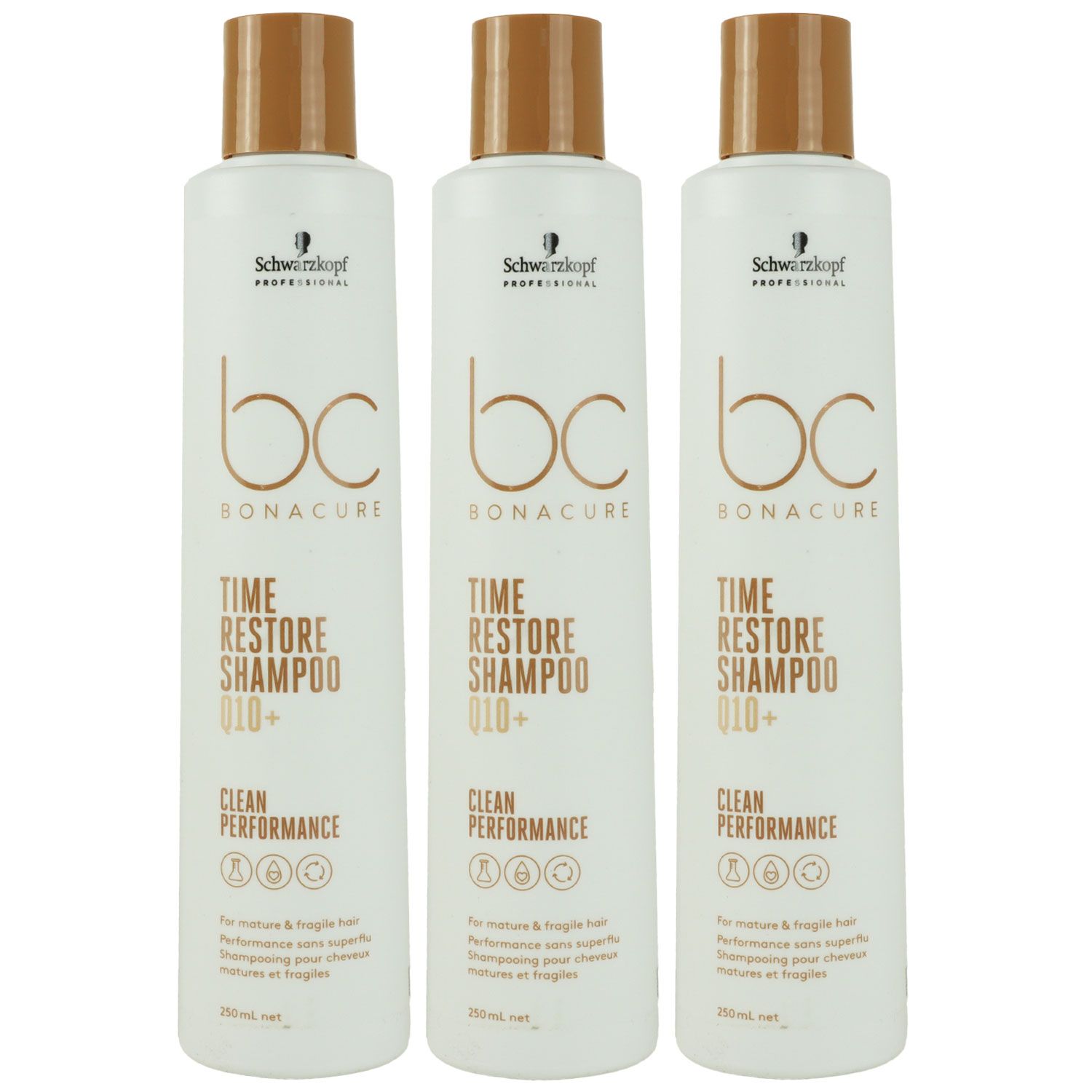 Schwarzkopf Bonacure Time Restore 3 x 250 ml Haarshampoo Set --> Riemax ...