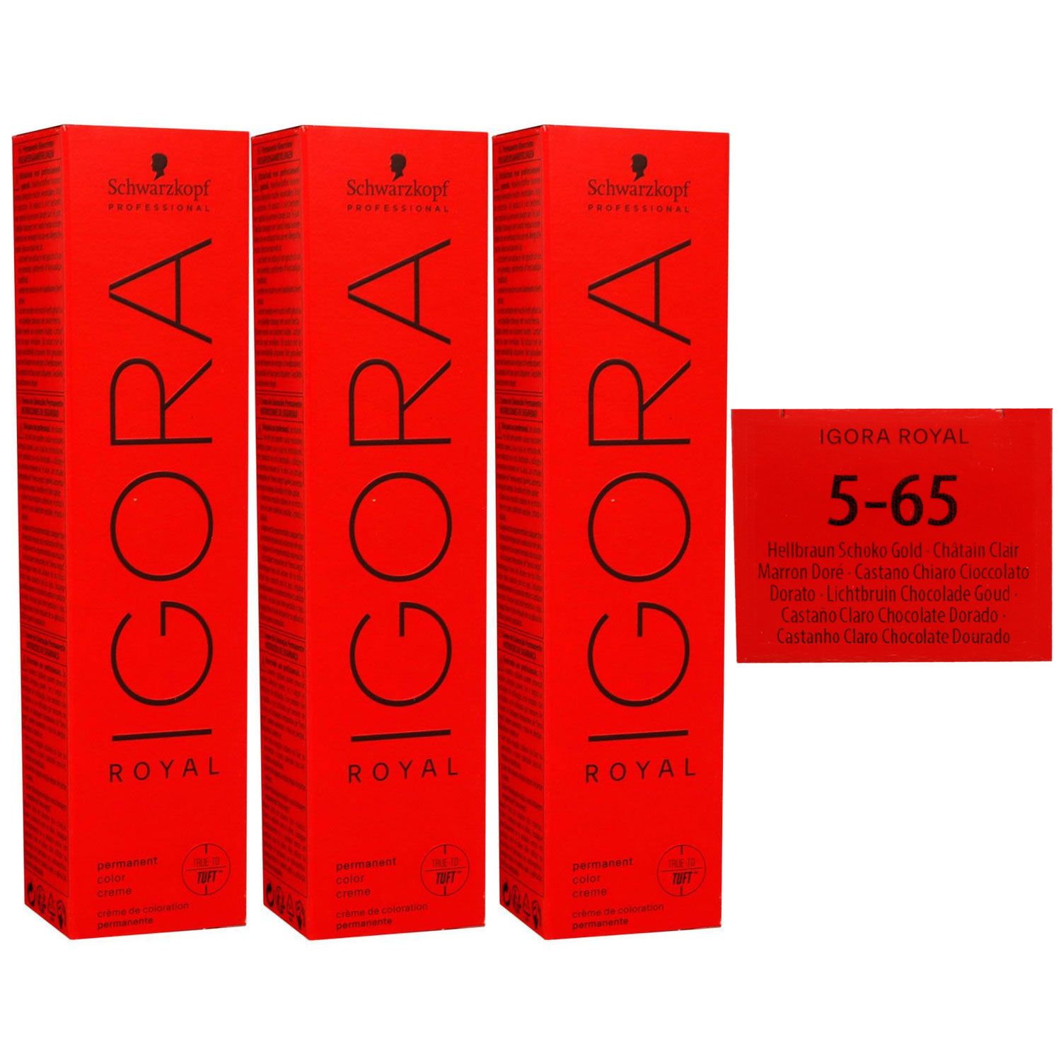 Schwarzkopf Igora Royal 3 x 60 ml 5-65 Set