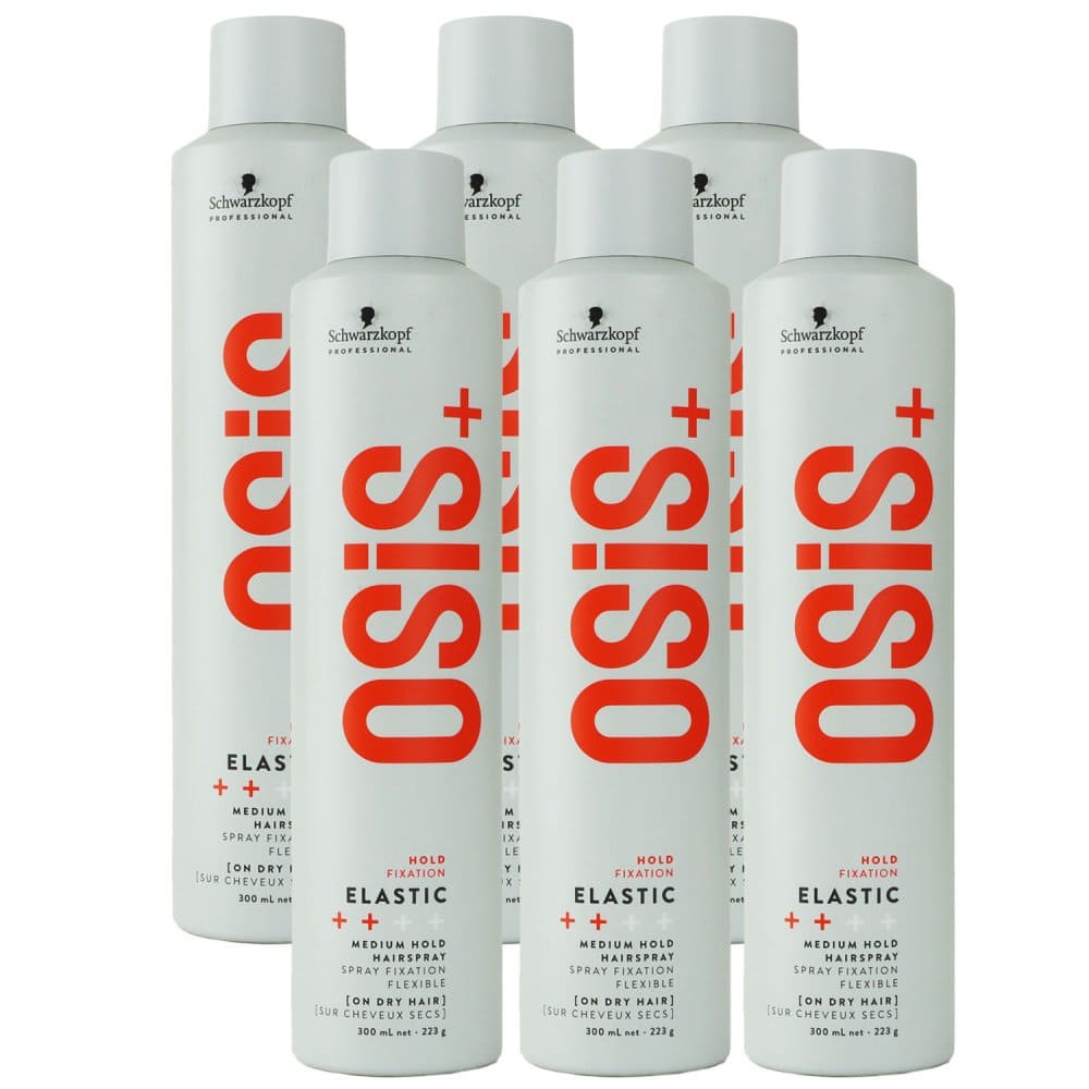 Schwarzkopf Osis Elastic Flexible Hold 6 x 300 ml Hairspray Set bei Riemax