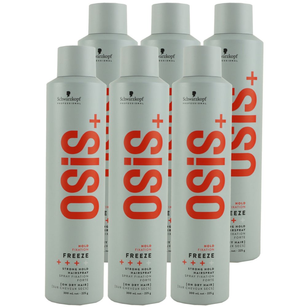 Schwarzkopf Osis Freeze 6 x 300 ml Strong Hold Haarspra