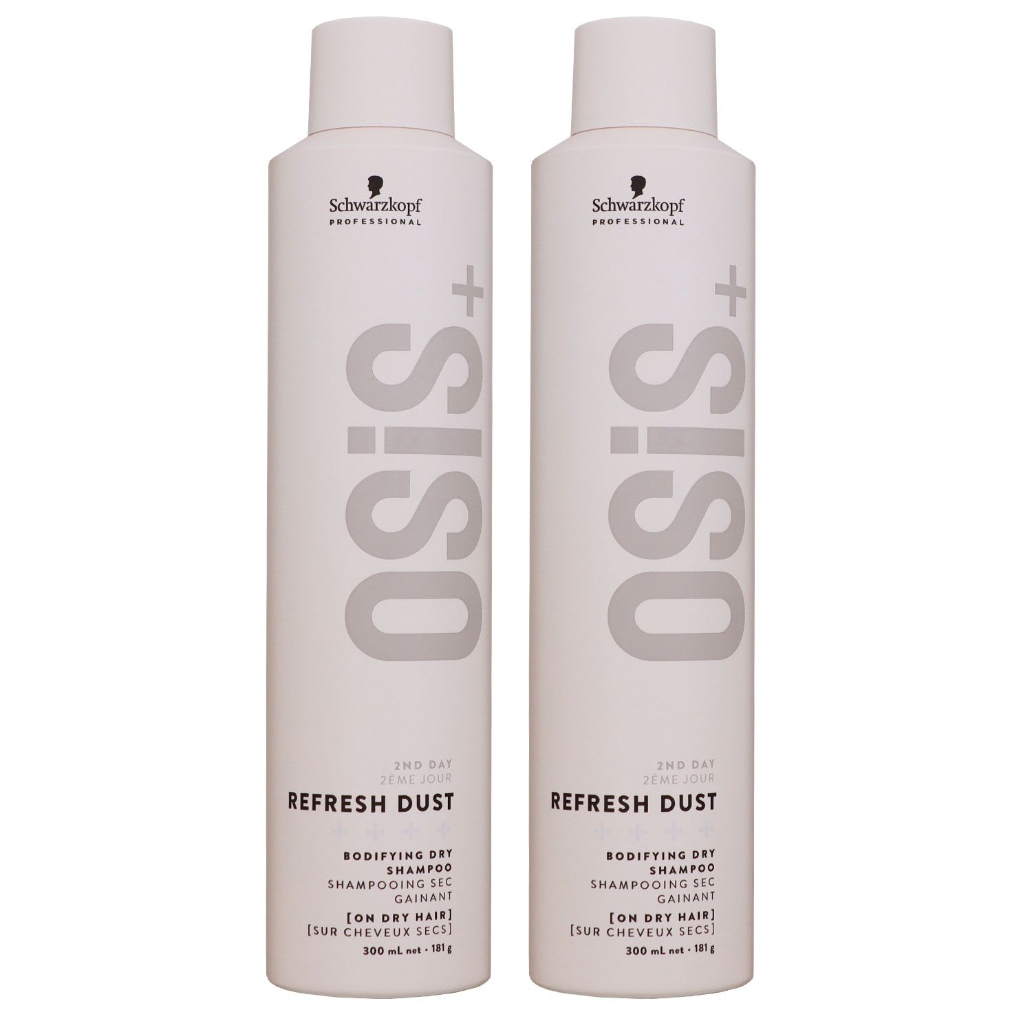 Schwarzkopf Osis Refresh Dust 2 x 300 ml Trockenshampoo Set --> Riemax ...