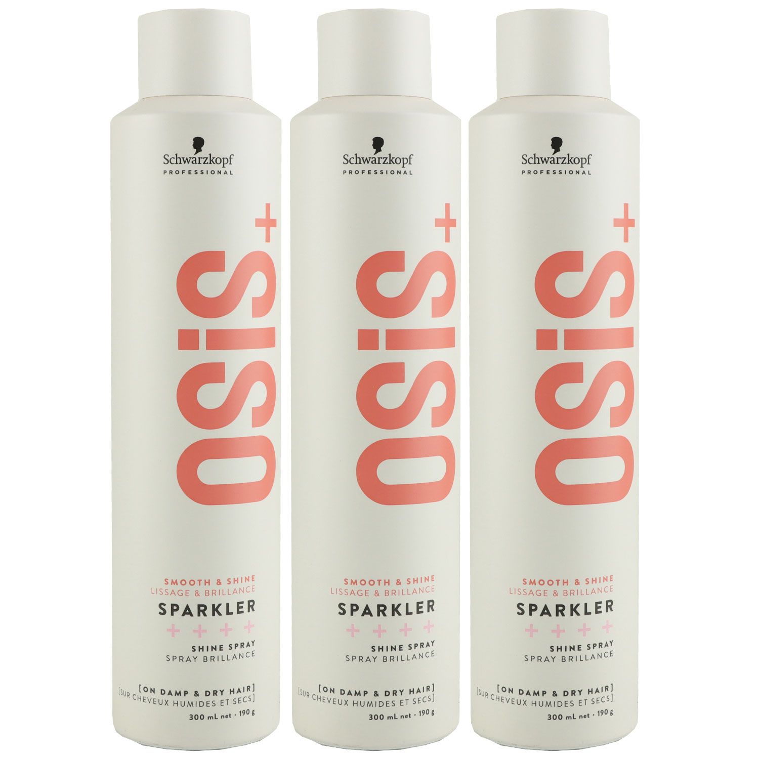 Schwarzkopf Osis Sparkler 3x300ml Haarspray