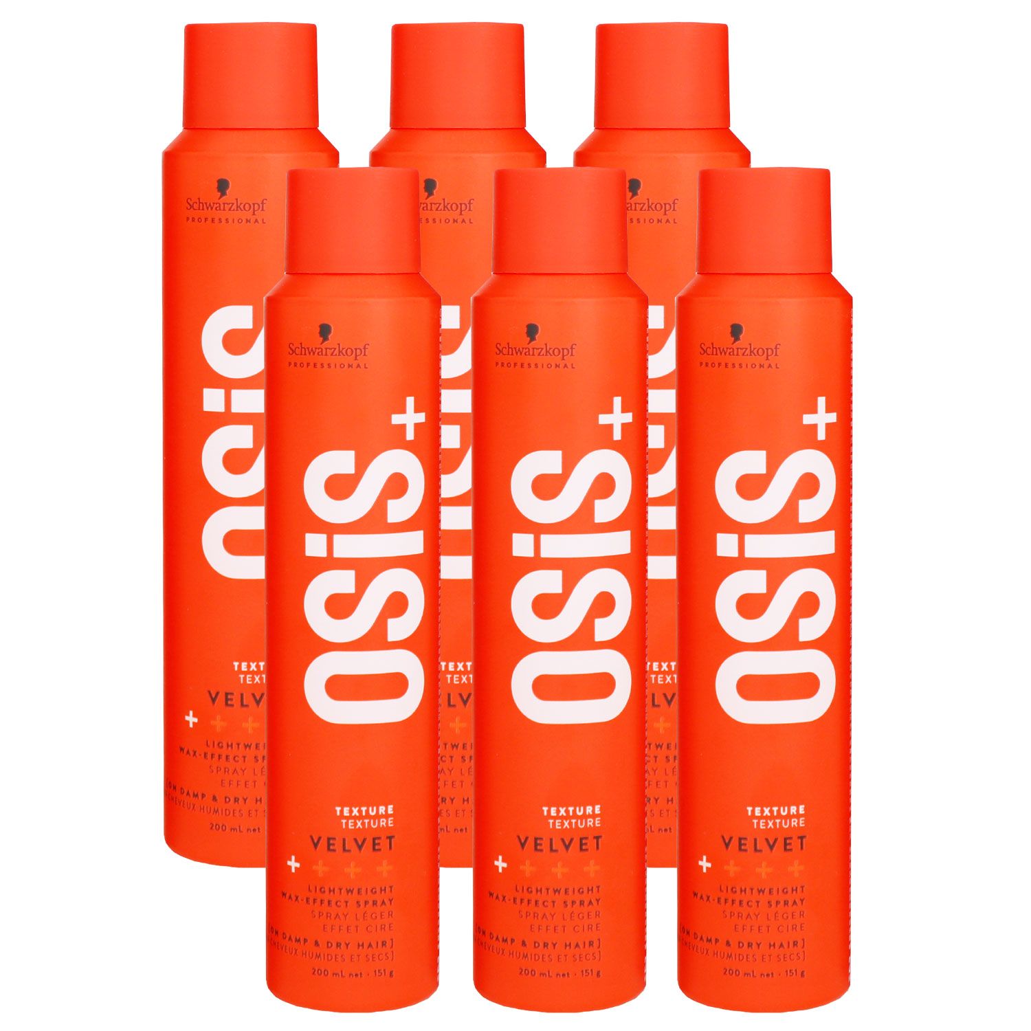 Schwarzkopf Osis Velvet 6 x 200 ml Wachsspray Set --> Riemax | Parfüm ...