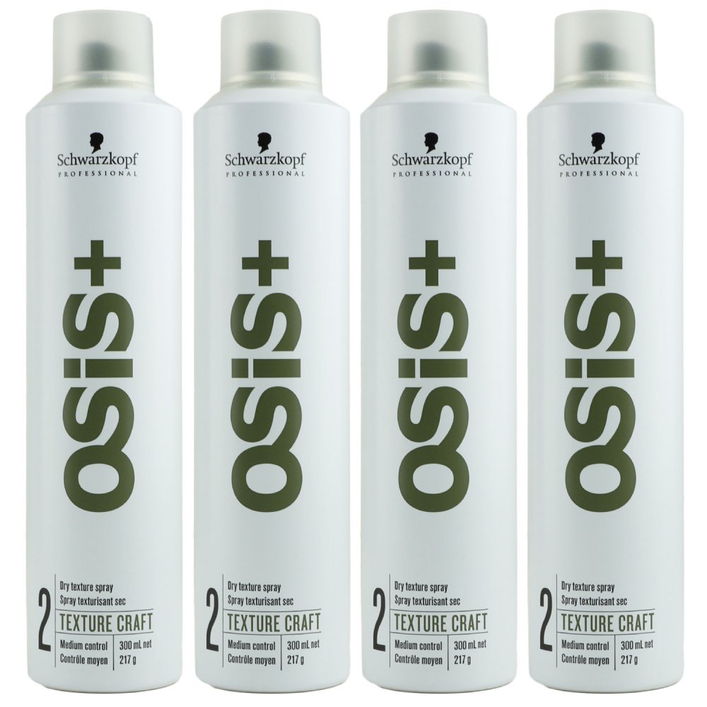 Schwarzkopf Osis+ Texture Craft Spray 4 x 300 ml Set be