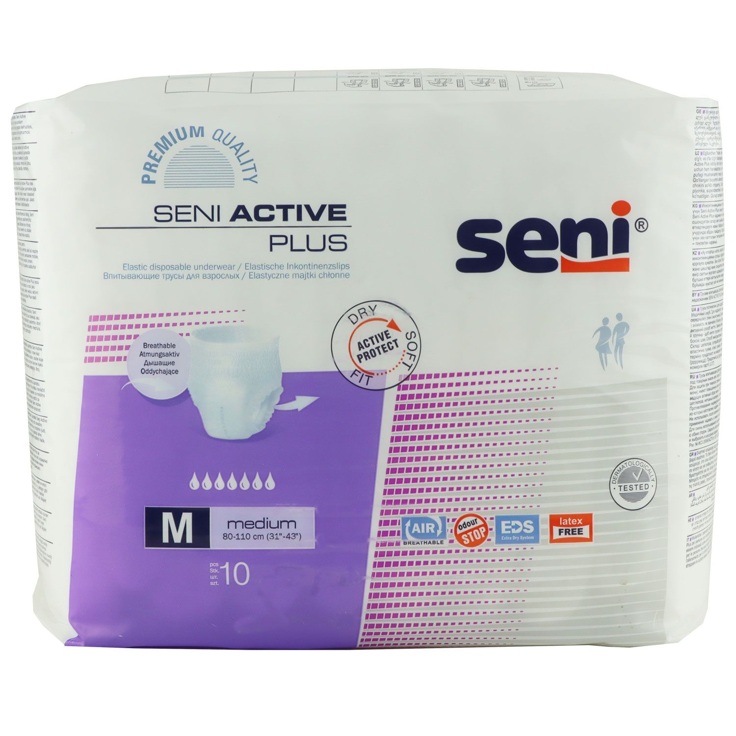 Seni Active Plus Inkontinenzslip 10 Stück Größe M bei R
