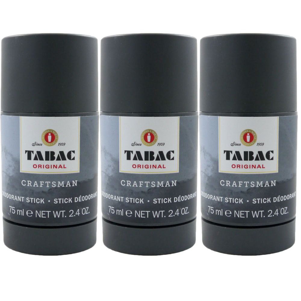 Tabac Original Craftsman 3 x 75 ml Deostick Deodorant