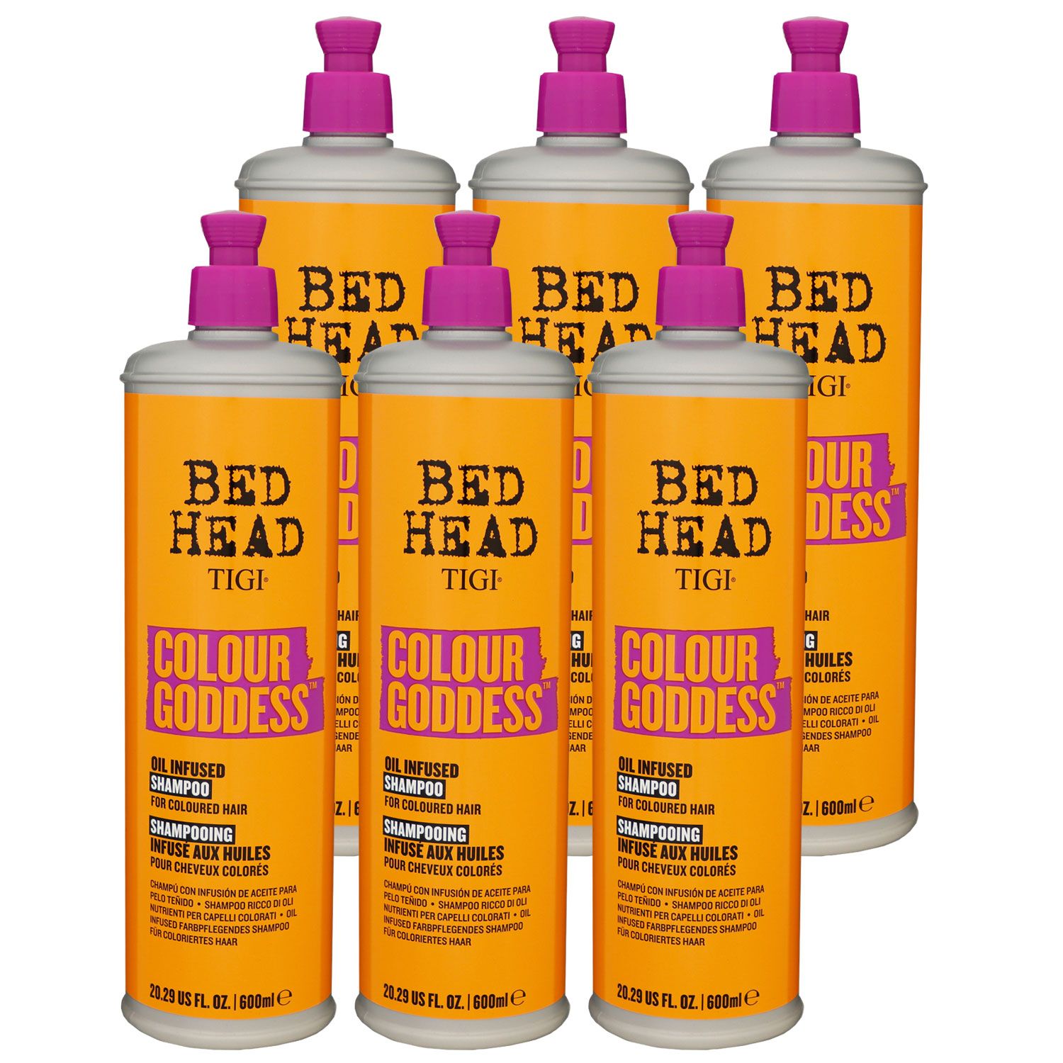Tigi Bed Head Color Goddess 6 x 600 ml Shampoo bei Riem