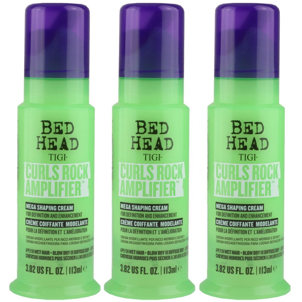 Tigi Bed Head Row Curls Rock Amplifier Mega Shaping Cream 3 x 113 ml ...