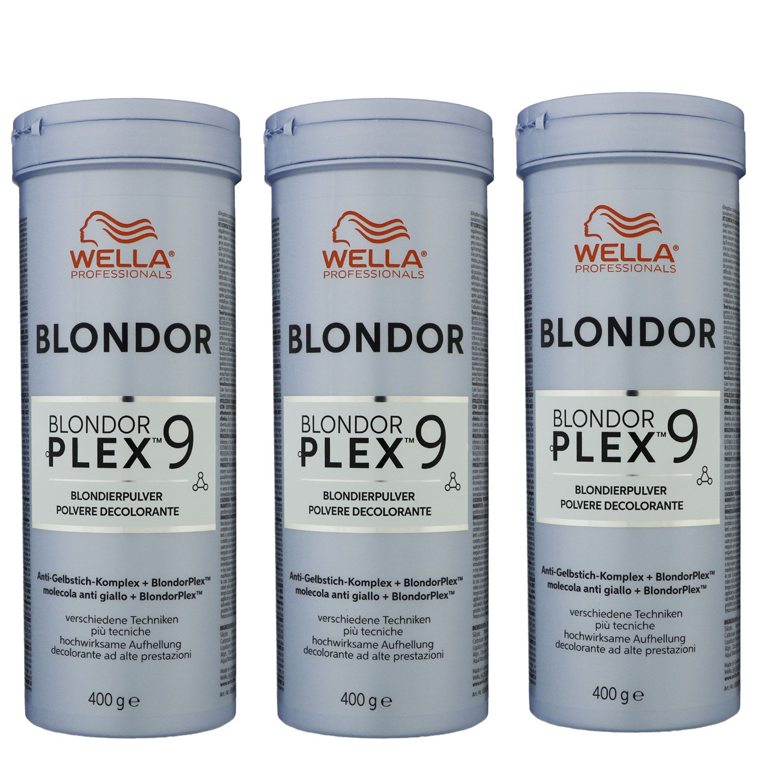 Wella BlondorPlex 3 x 400 g Set bei Riemax