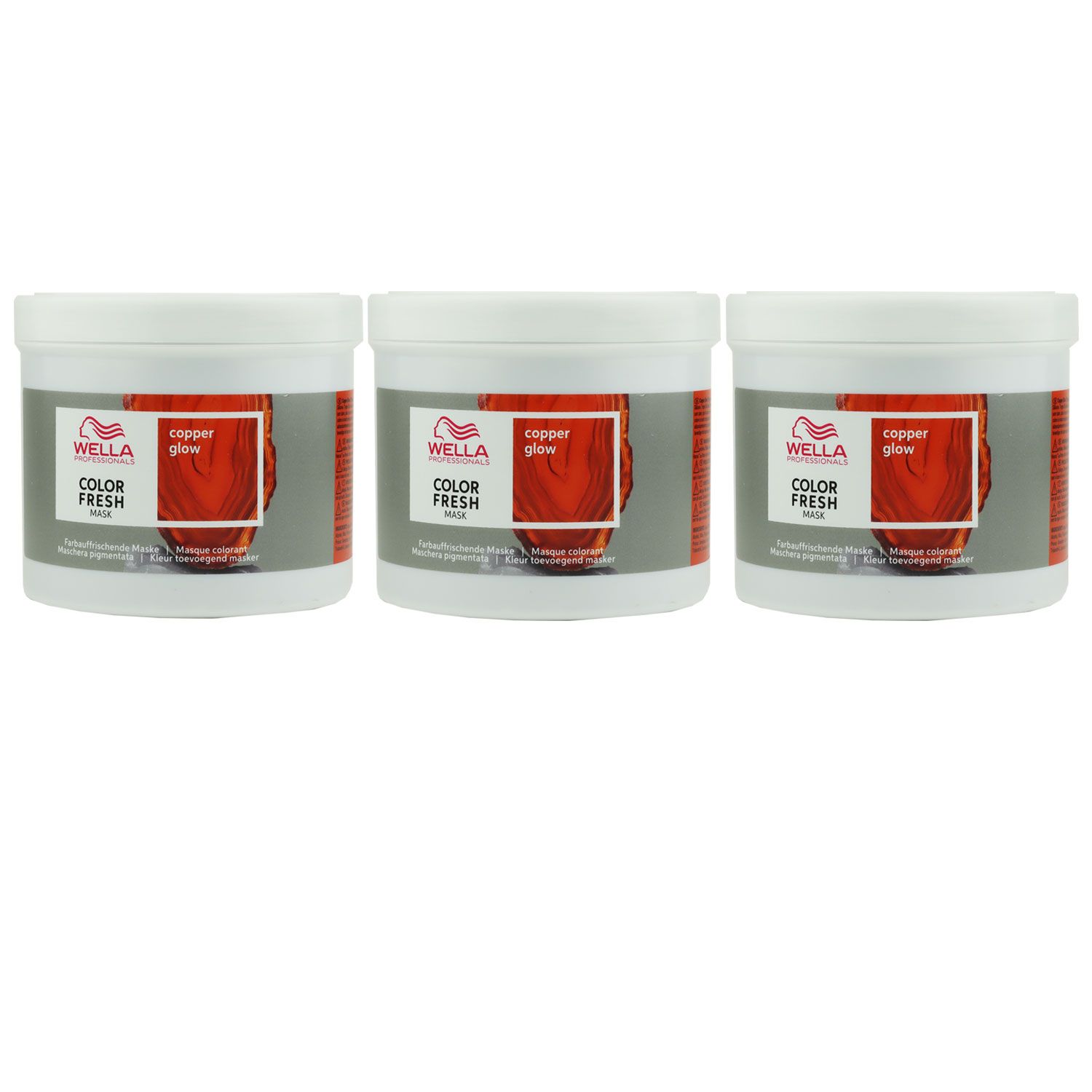 Wella Color Fresh Mask 3 x 500 ml Copper Glow