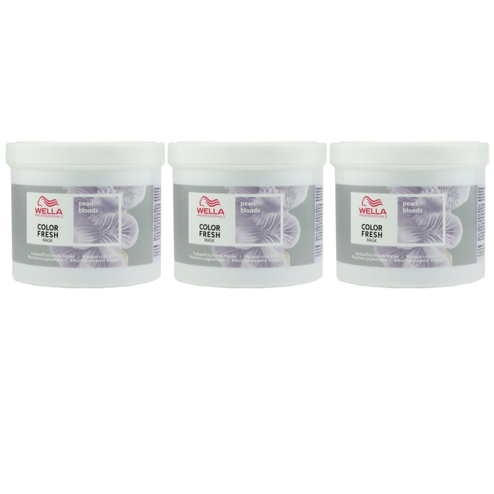 Wella Color Fresh Mask 3 x 500 ml Pearl Blonde