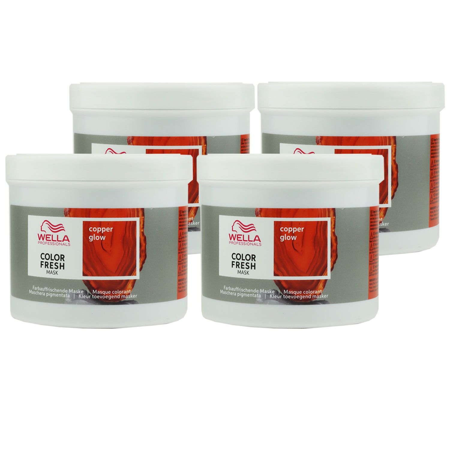 Wella Color Fresh Mask 4 x 500 ml Copper Glow