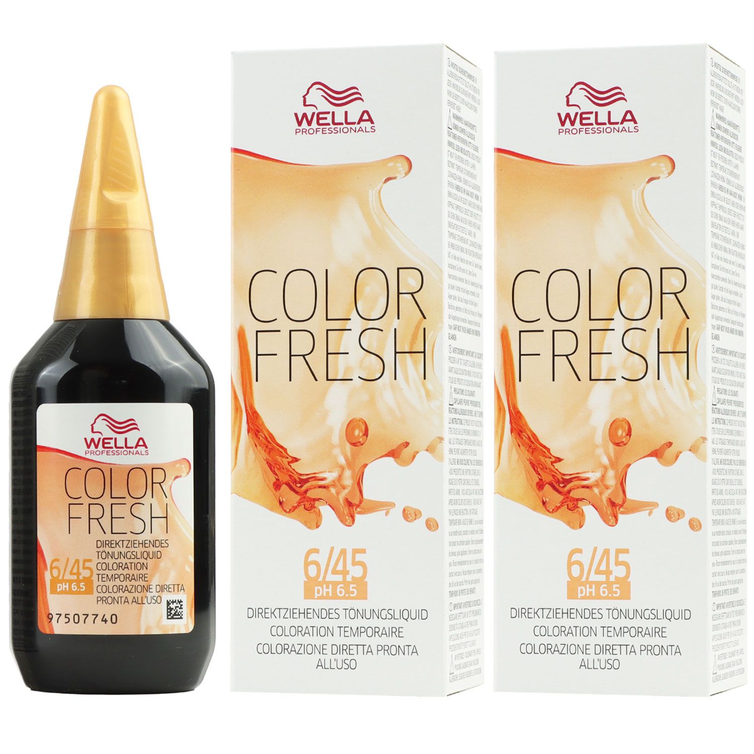 Wella Color Fresh Liquid 2 x 75 ml 6/45 Set bei Riemax