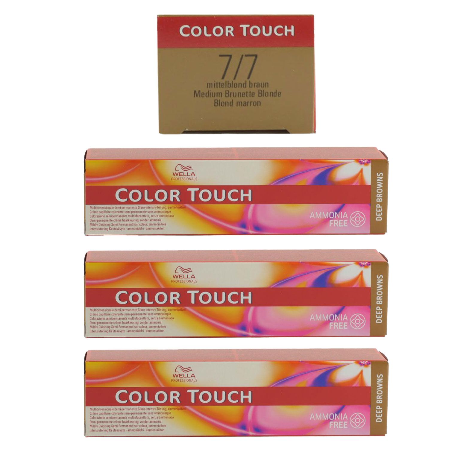 Wella Color Touch Deep Browns 3 x 60 ml 7/7 bei Riemax