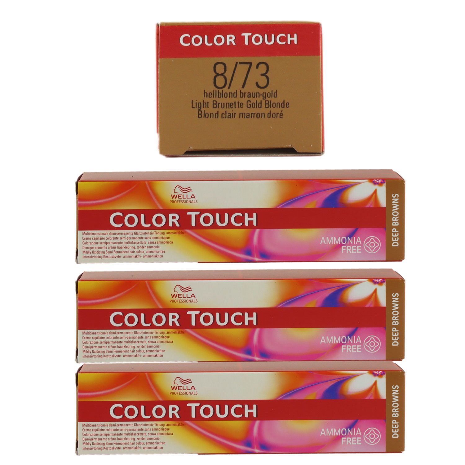 Wella Color Touch Deep Browns 3 x 60 ml 8/73 bei Riemax