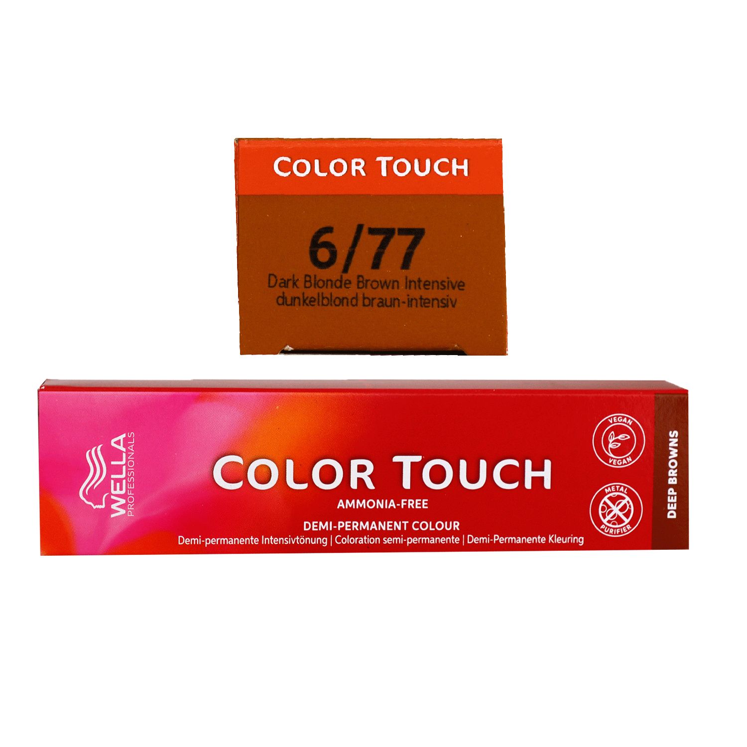 Wella Color Touch Deep Browns 60 ml 6/77 dunkelblond braun-intensiv ...