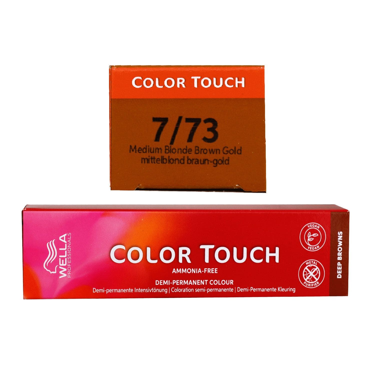 Wella Color Touch Deep Browns 60 ml 7/73 mittelblond braun gold ...