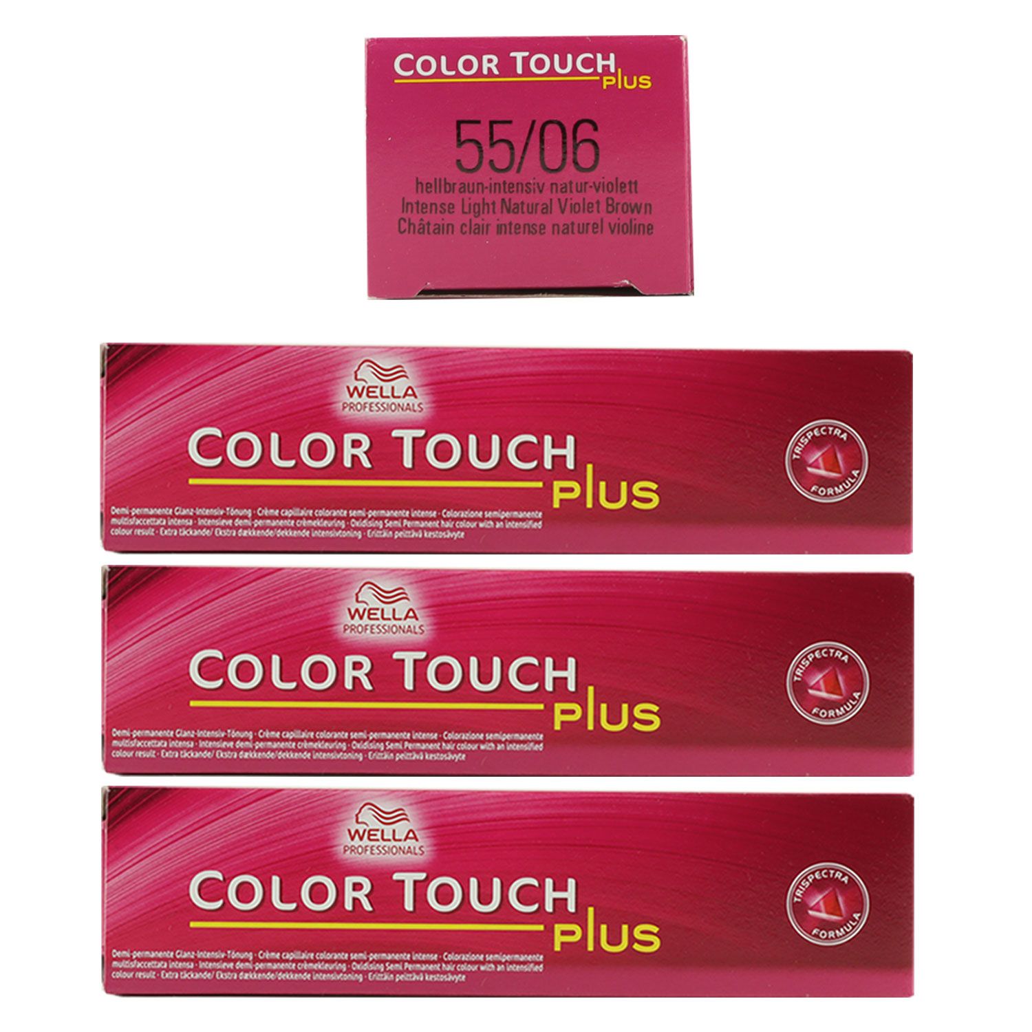 Wella Color Touch Plus 3 x 60 ml 55/06