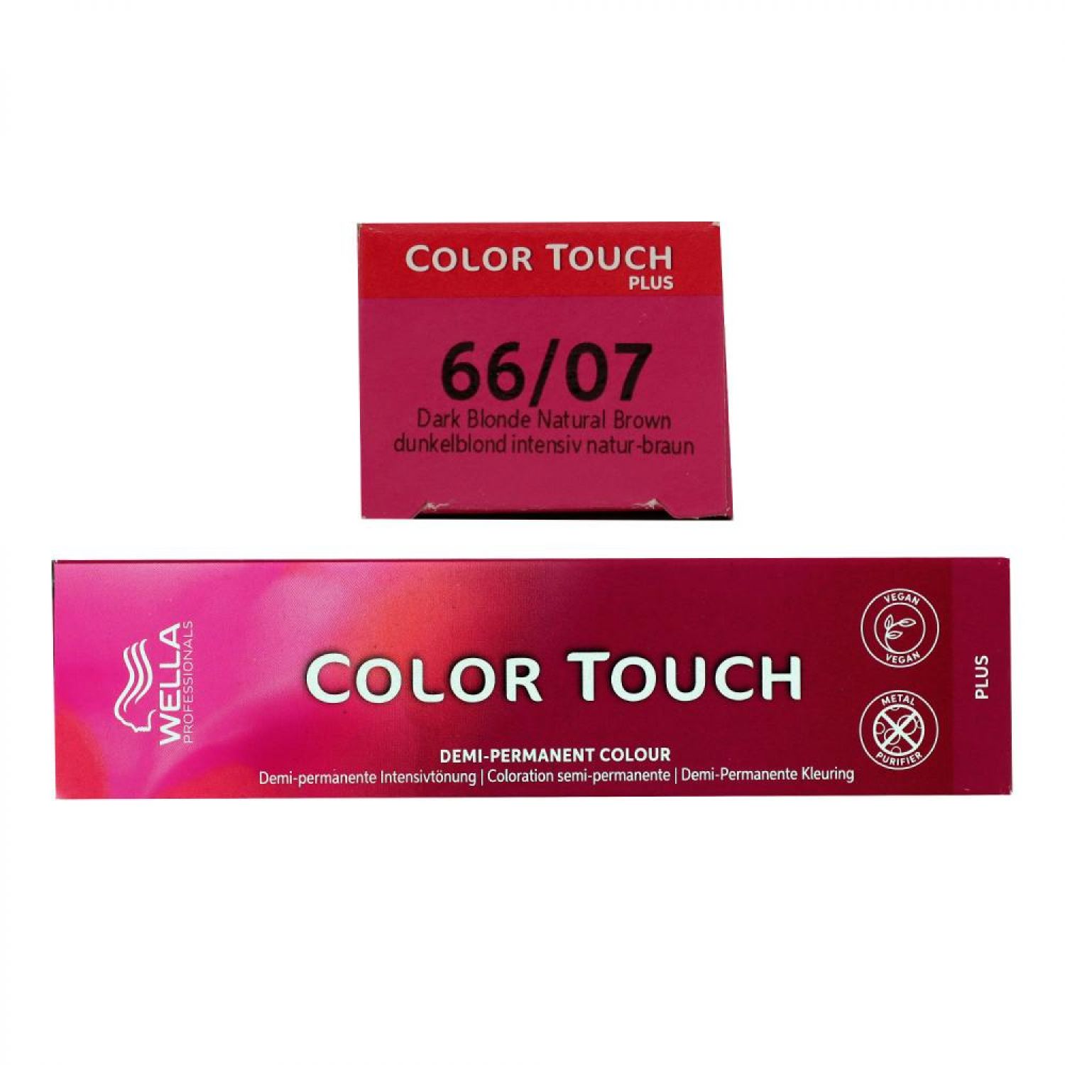 Wella Color Touch Plus 60 ml 66/07 dunkelblond intensiv natur braun ...