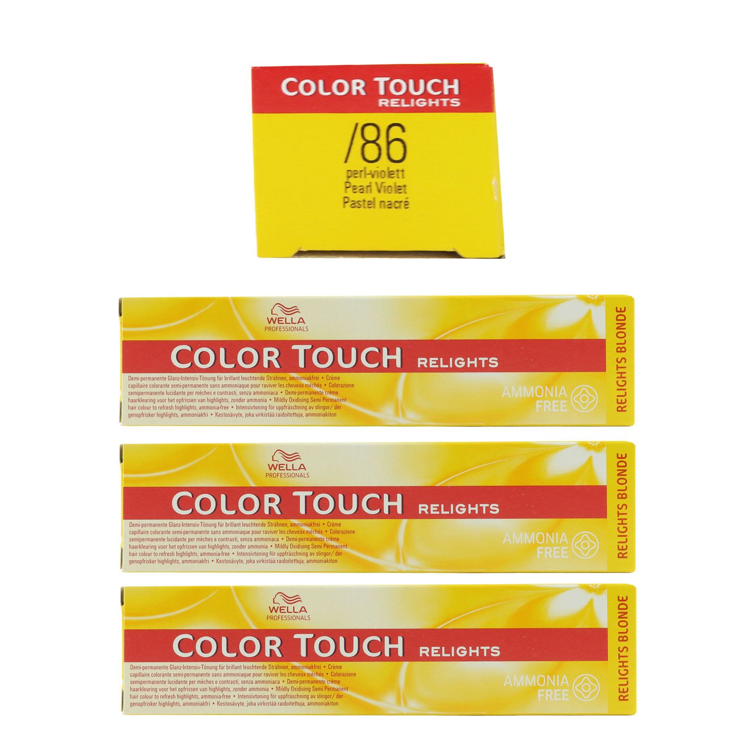Wella Color Touch Relights Blonde 3 x 60 ml /86 pearl