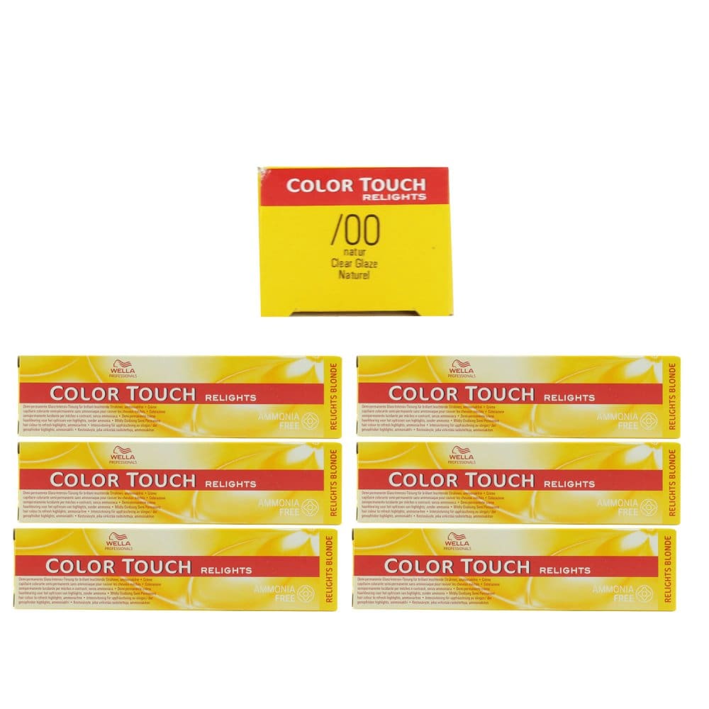 Wella Color Touch Relights Blonde 6 x 60 ml /00 natur