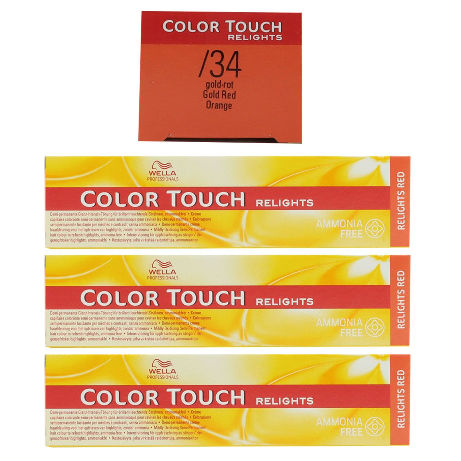 Wella Color Touch Relights Red 3 x 60 ml /34 bei Riemax