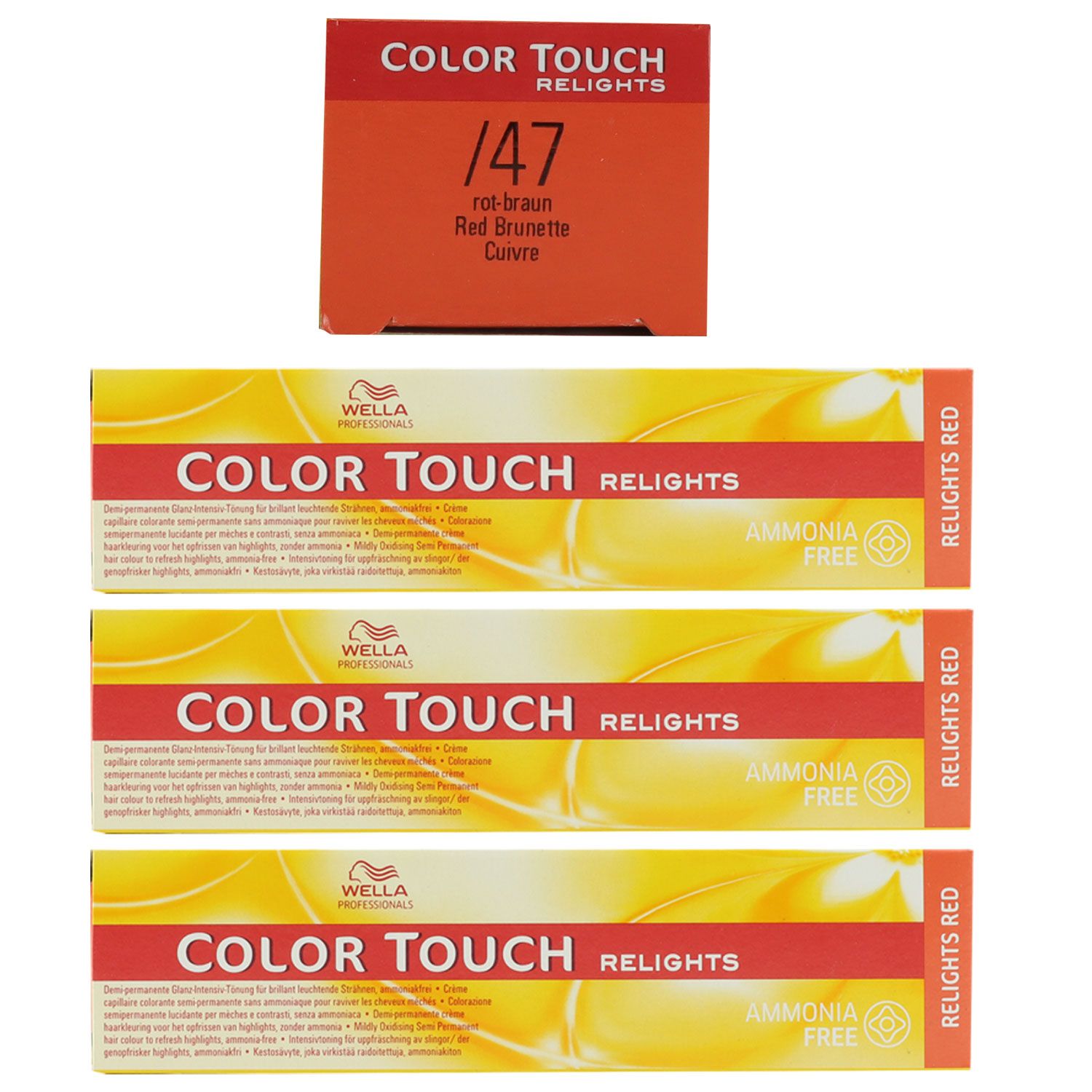 Wella Color Touch Relights Red 3 x 60 ml /47 bei Riemax
