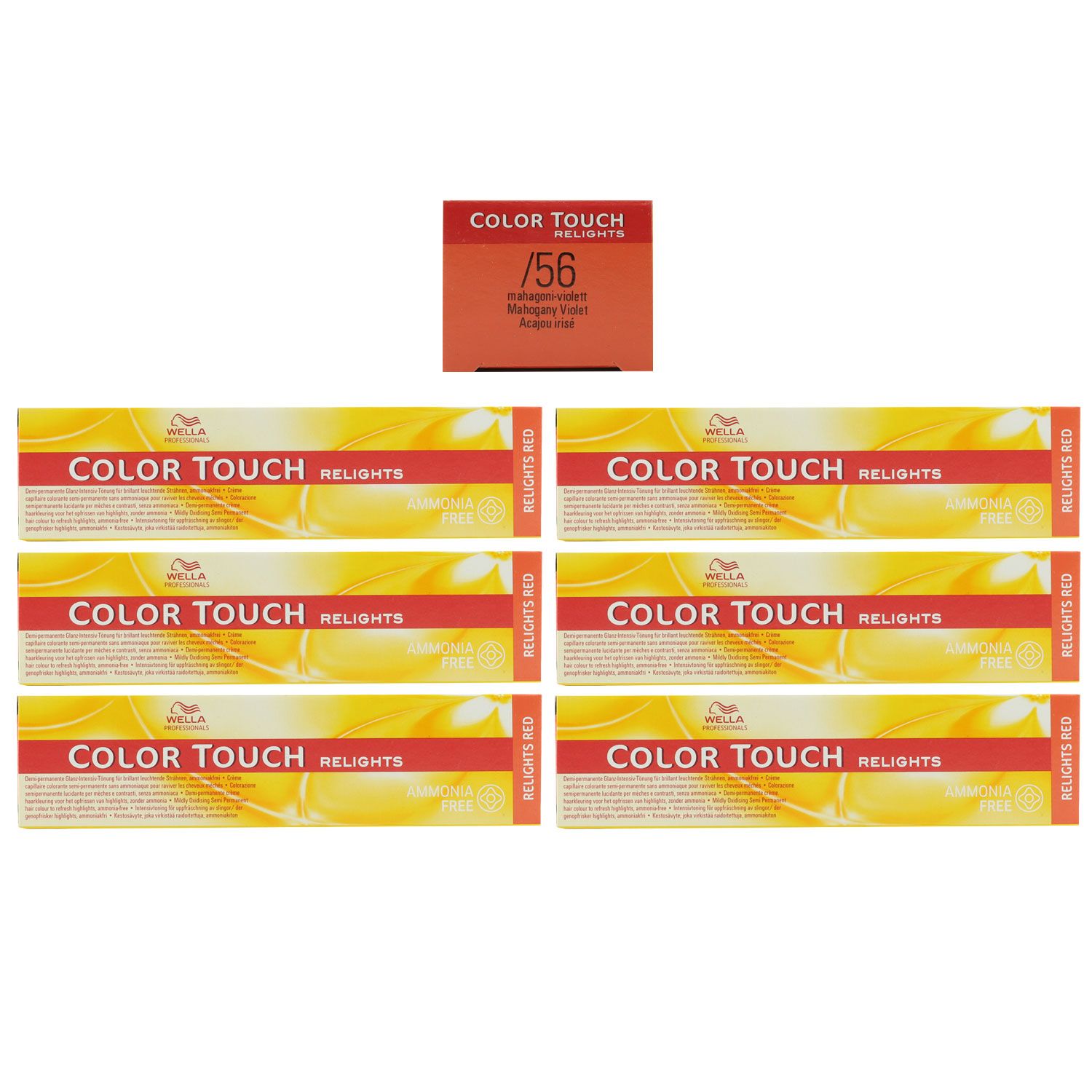 Wella Color Touch Relights Red 6 x 60 ml /56 bei Riemax
